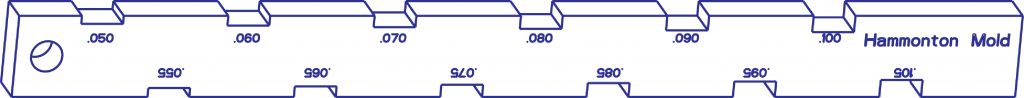 Core Rod Valve Opening Gauge | Hammonton Mold